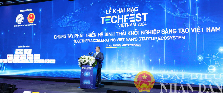Thủ tướng Phạm Minh Chính dự và phát biểu chỉ đạo tại Techfest Vietnam 2024 - Nhà trường và Viện ...